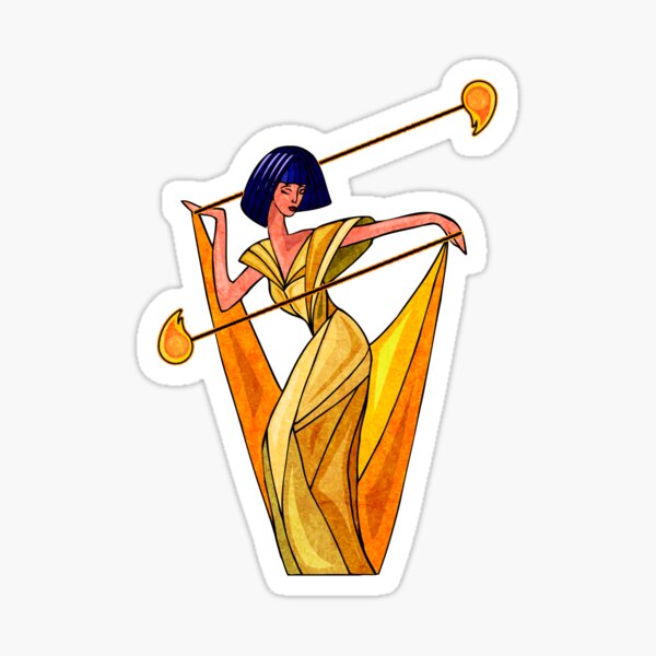 "Fire Dancing - Fire Dancer" Sticker for Sale by JordanHolmes | Redbubble