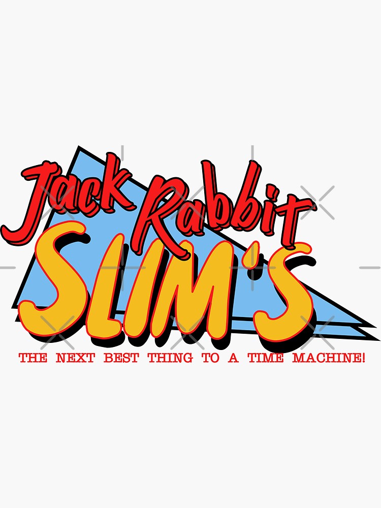 "Jack Rabbit Slims" Sticker for Sale by DeadRight | Redbubble