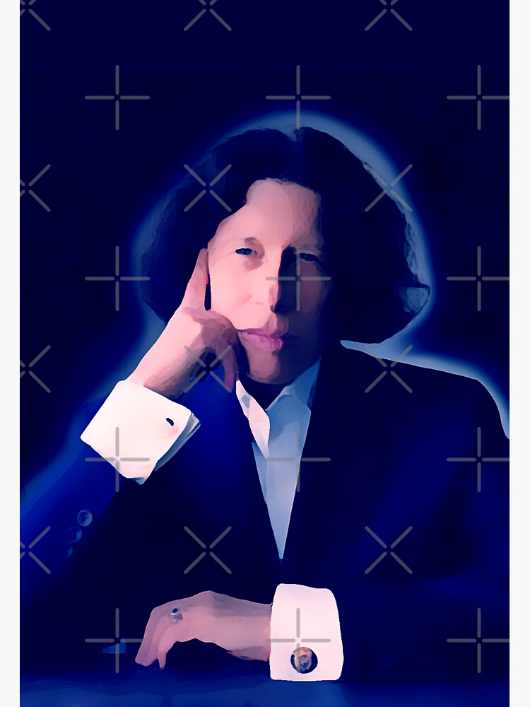 "Fran Lebowitz Painting" Sticker for Sale by Sticker Vibes | Redbubble