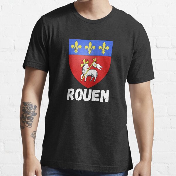 "rouen flag coat of arms" T-shirt for Sale by mikoala50 | Redbubble ...