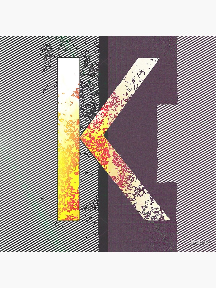 Póster «Letra mayúscula K» de leobrix | Redbubble