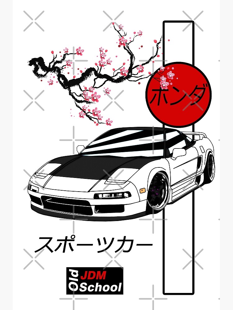 "JDM HX Red Sun Edition" Poster for Sale by oldschooljdm | Redbubble