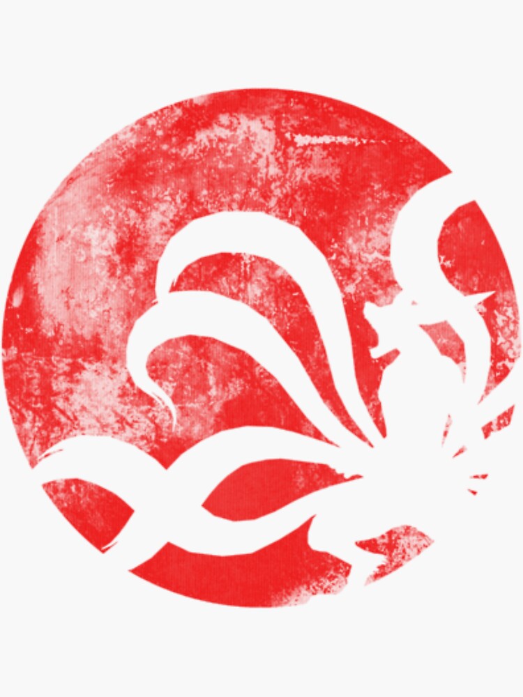 "Nine tails " Sticker for Sale by Bellayangmi27 | Redbubble