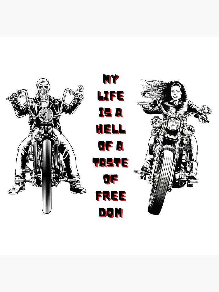 Lámina fotográfica «¡El infierno es amigo de la libertad!» de Medboy | Redbubble