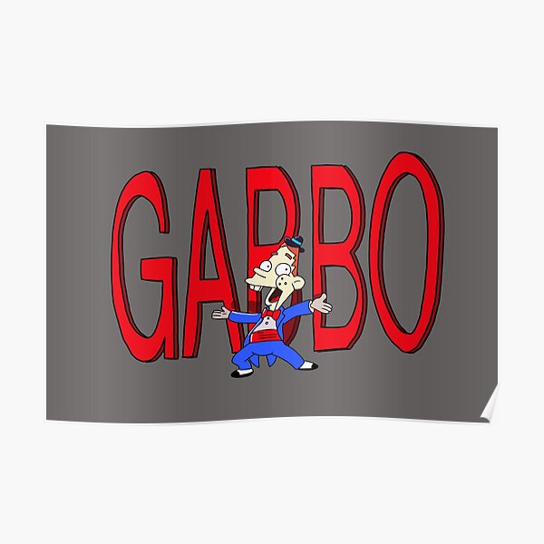 "The Simpsons Gabbo Show" Poster by thebcarts | Redbubble