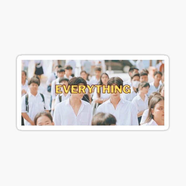 "2gether - Everything - Sarawat & Tine " Sticker for Sale by ...