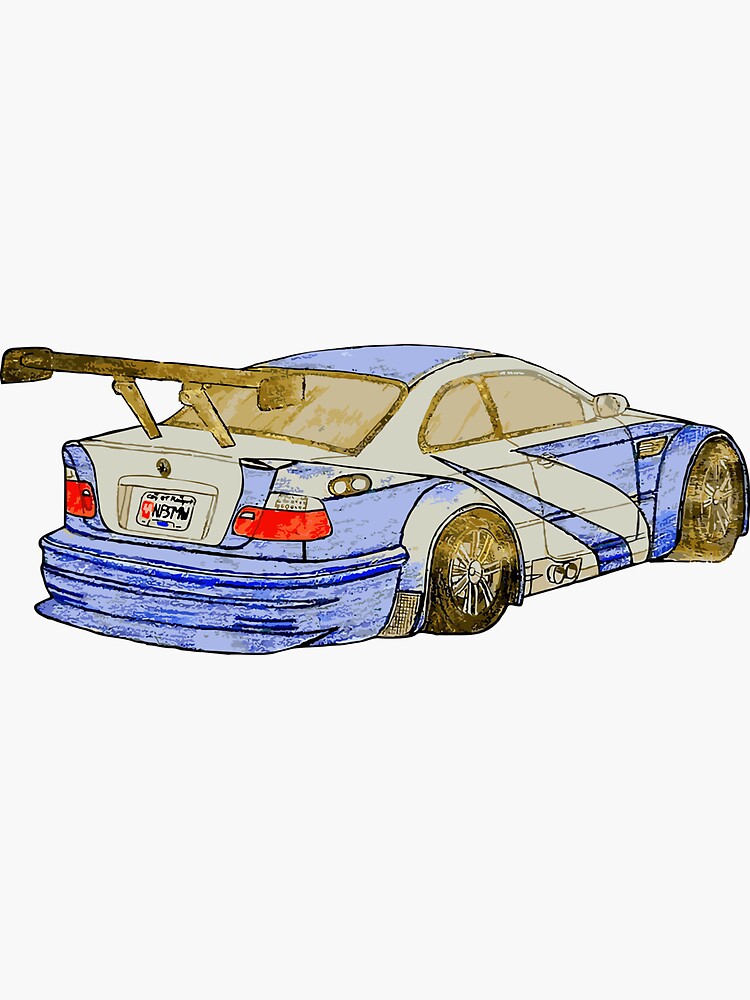 "racing car legend nfs" Sticker by venagoyette | Redbubble