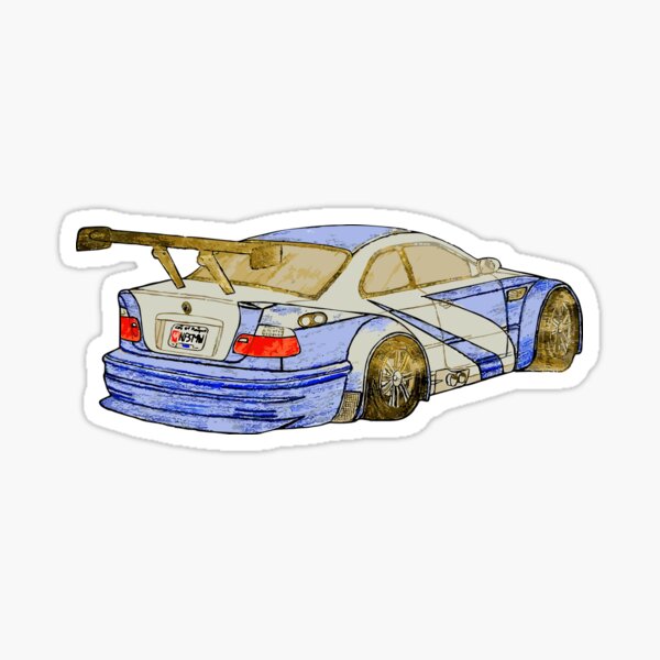 "racing car legend nfs" Sticker by venagoyette | Redbubble