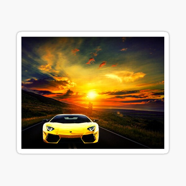 "Racing (Lamborghini)" Sticker for Sale by gosha2110 | Redbubble