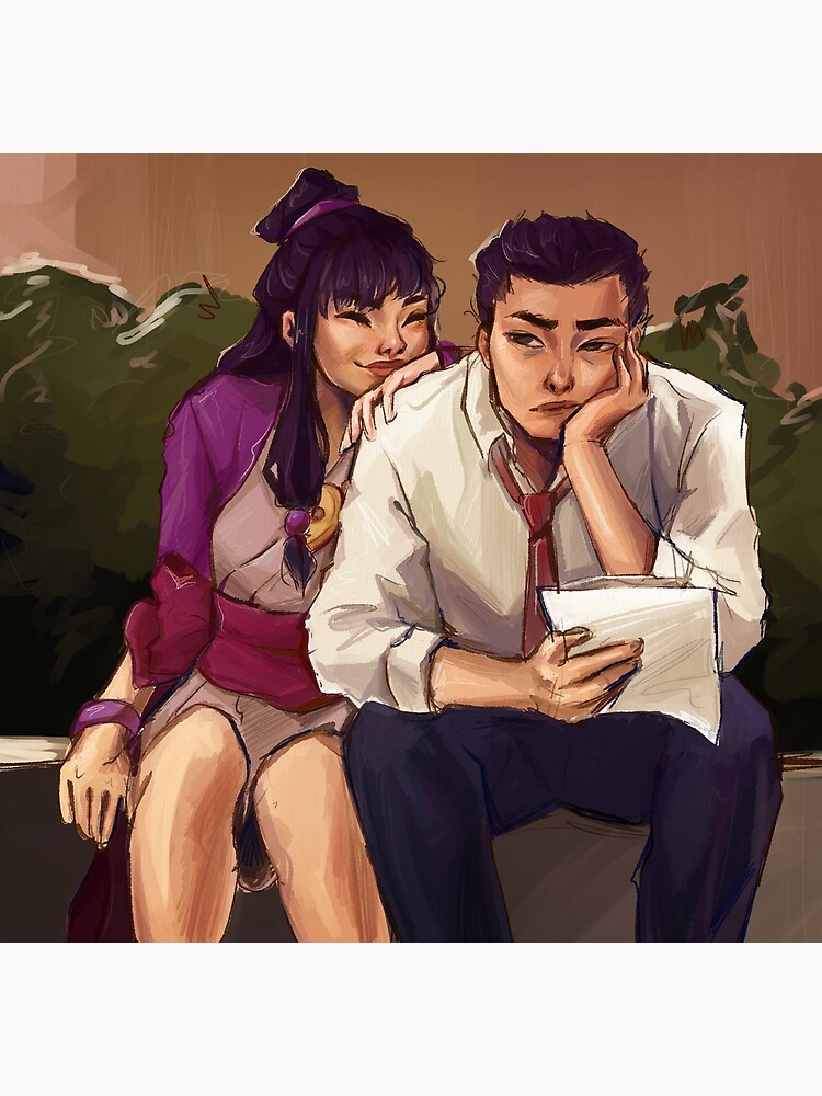 Maya Fey And Phoenix Wright Poster For Sale By Freyyaah Redbubble