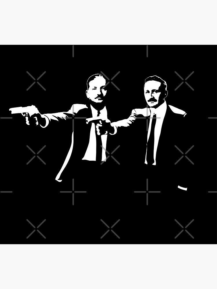 "Mises and Hayek" Sticker for Sale by MrFunkhouser | Redbubble