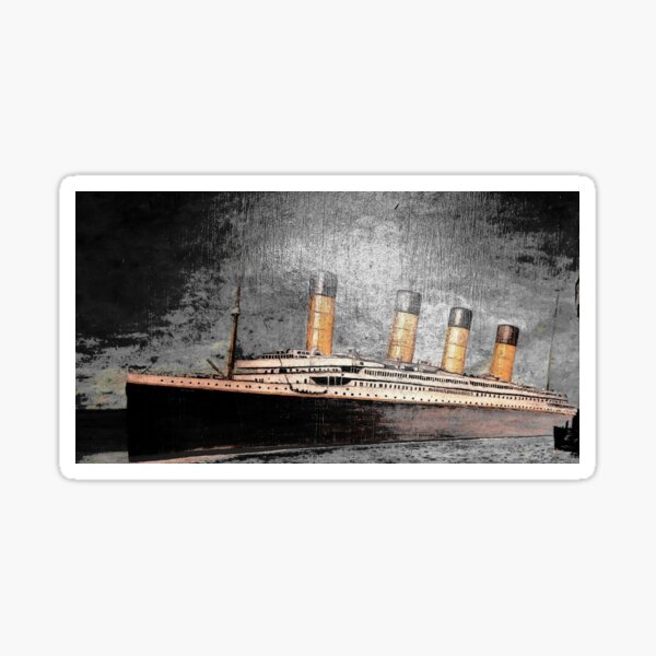 "Rms Titanic departing Southampton " Sticker for Sale by ...