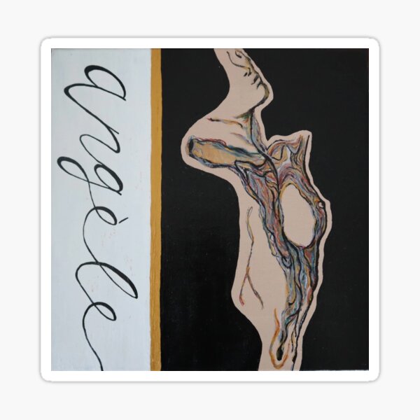 "angele" Sticker by kaitwatson | Redbubble
