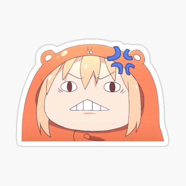 "Angry/Annoyed Umaru-chan" Sticker for Sale by DDonutzArt | Redbubble