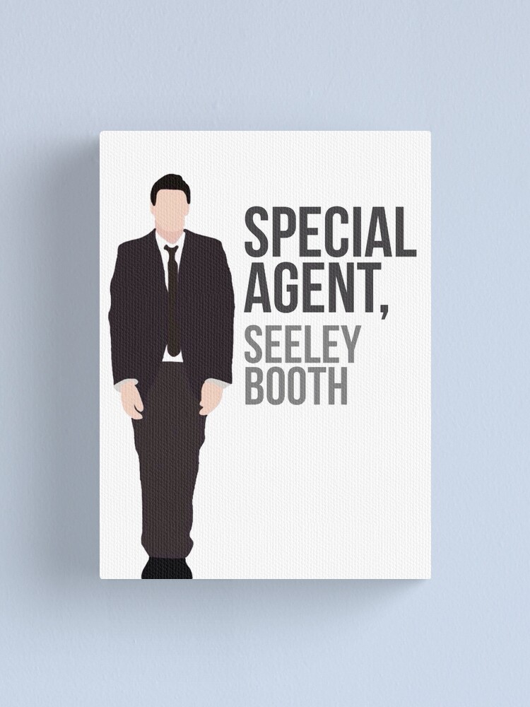 "Special Agent Seeley Booth" Canvas Print by Lauraptor | Redbubble