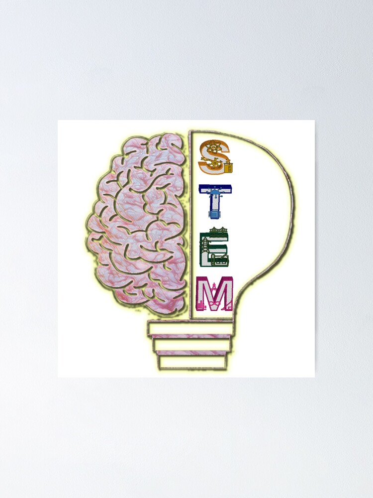 "STEM - Ideas for Life" Poster for Sale by AnisaTariq | Redbubble