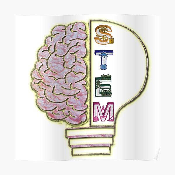 "STEM - Ideas for Life" Poster for Sale by AnisaTariq | Redbubble