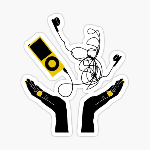 "Mystical Gold IPod Nano " Sticker by sosarahmiranda | Redbubble