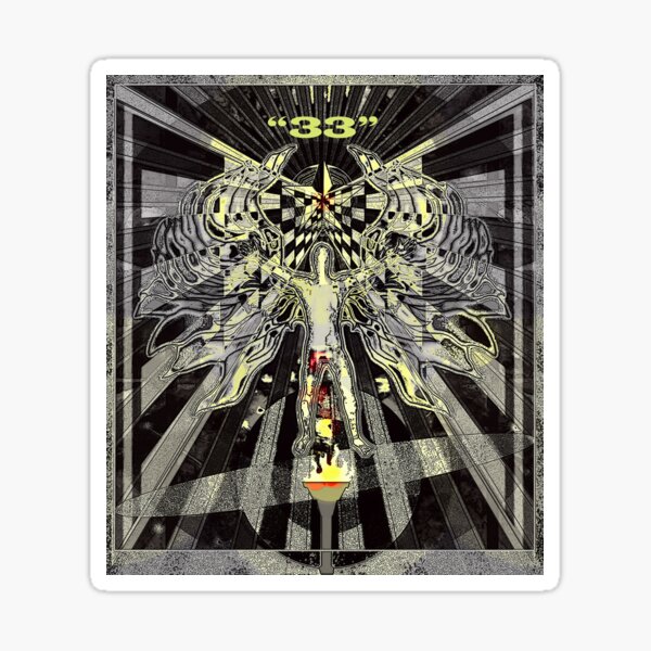 "FALLEN ANGEL 33" Sticker for Sale by MARTYMAGUS1 | Redbubble
