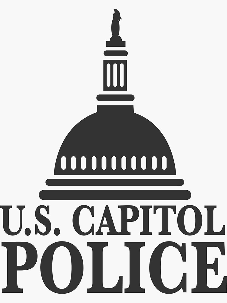"U.S. Capitol Police" Sticker for Sale by ArtofDissent | Redbubble