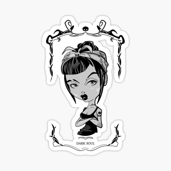 "Girl rebel" Sticker by ShuNSi | Redbubble