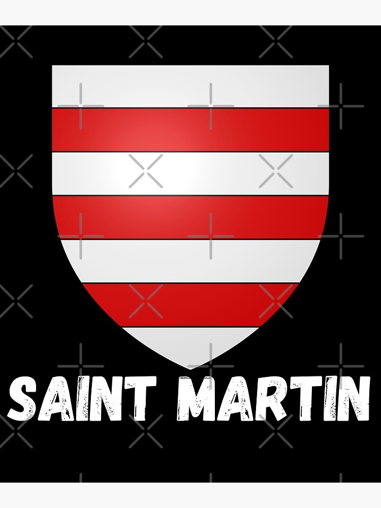 Lámina fotográfica «Bandera del escudo de armas de San Martín» de ...