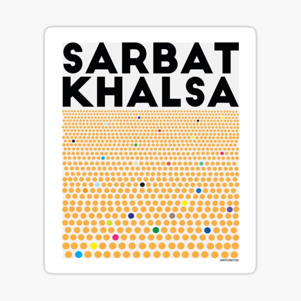 "Sarbat Khalsa: Grand Gathering of Sikhs" Sticker for Sale by ...