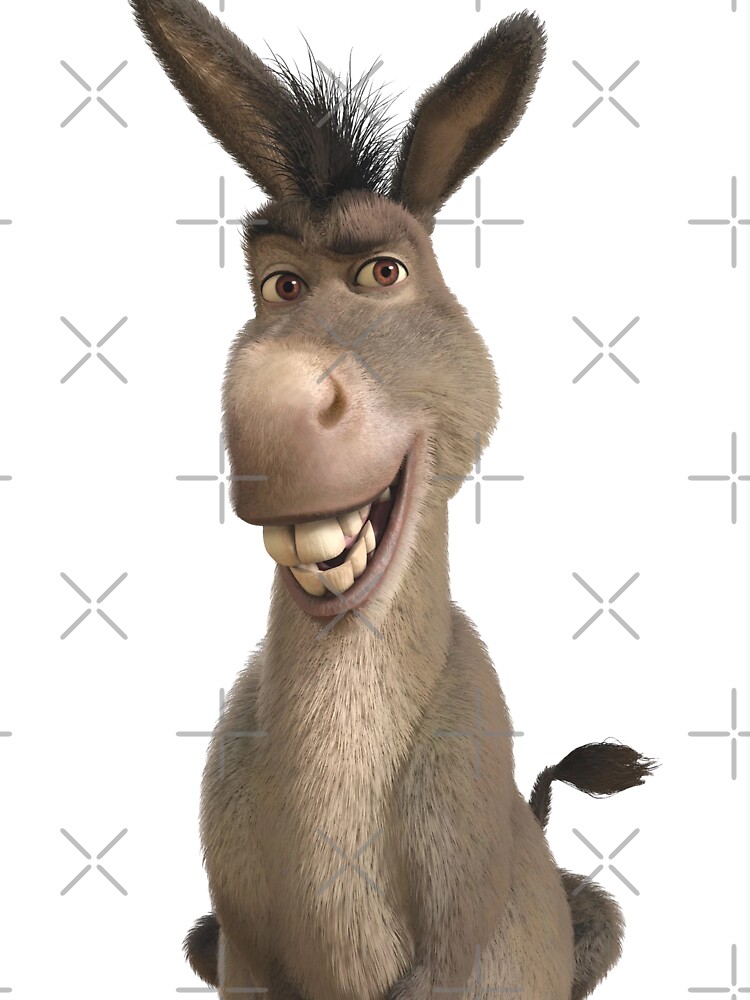 "donkey- shrek" T-shirt for Sale by wolfman70 | Redbubble | donkey t ...