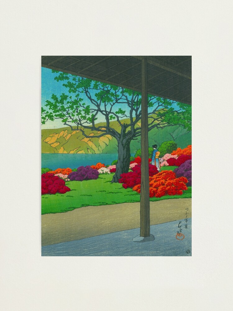 Lámina fotográfica «Vista de los jardines de Azalea para Veranda por ...