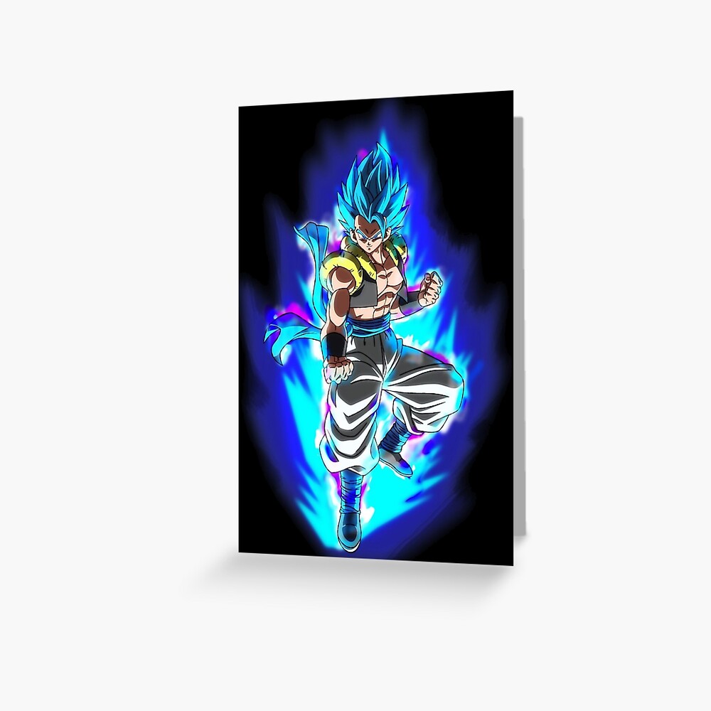 "gogeta ( super saiyan blue ) " Greeting Card for Sale by ahmedtaki ...