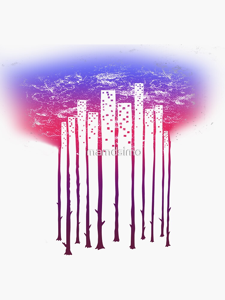 "Sky Build" Sticker for Sale by mamdsimo | Redbubble