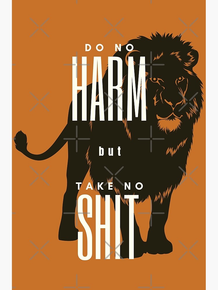 Do No Harm Poster For Sale By Tes331 Redbubble do-no-harm-poster-for-sale-by-tes331-redbubble