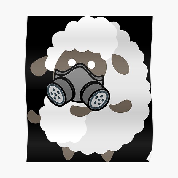 "masked sheep" Poster by flakoart | Redbubble