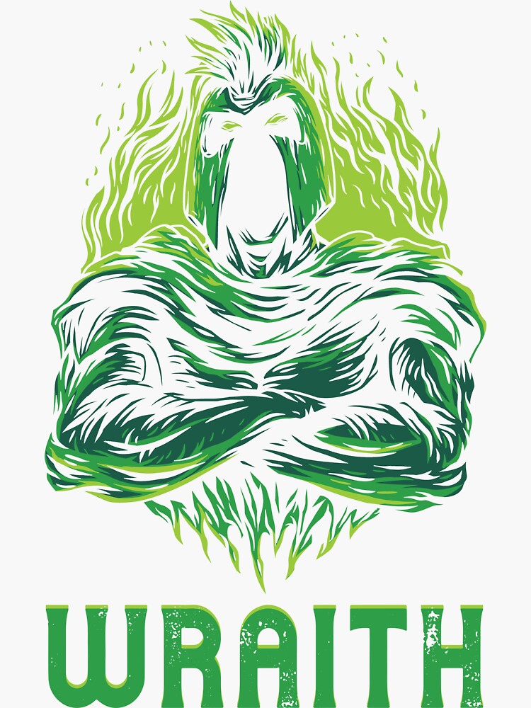 "Wraith Ghost Undead Warrior Soldier Myth Folklore" Sticker for Sale by ...