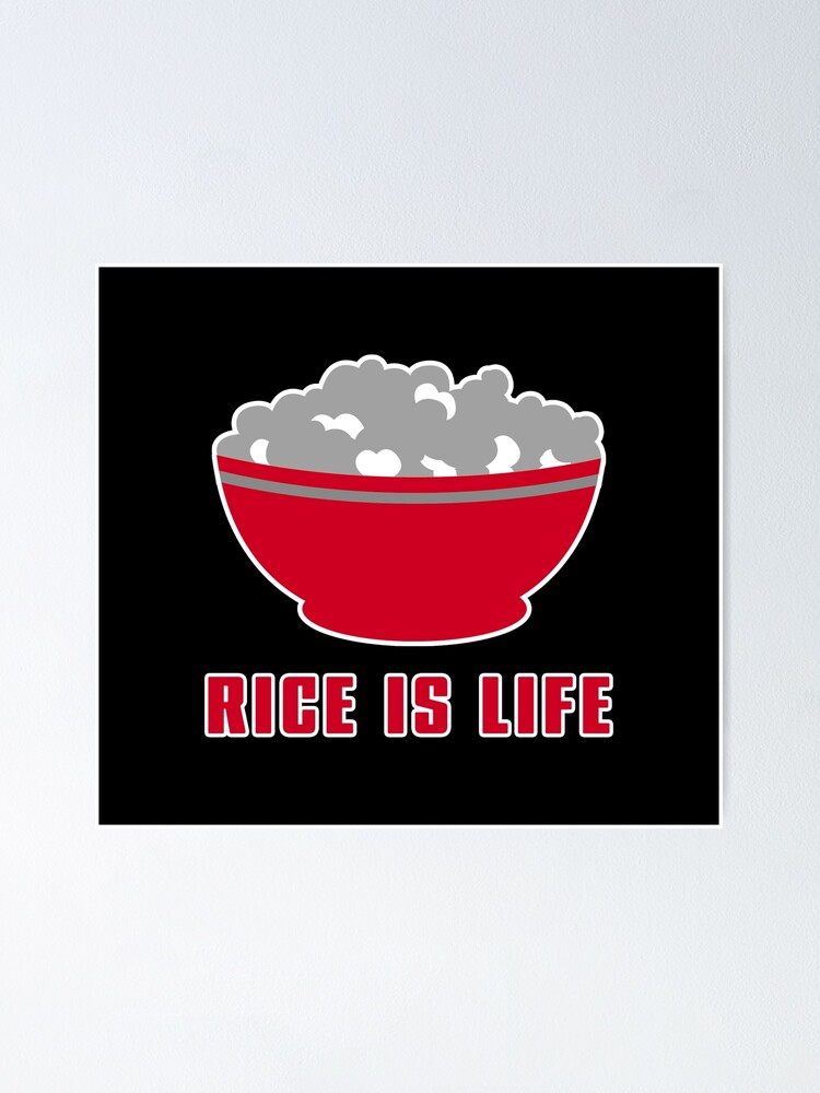 "Rice is Life Funny Filipino" Poster for Sale by FilipinoMerch | Redbubble