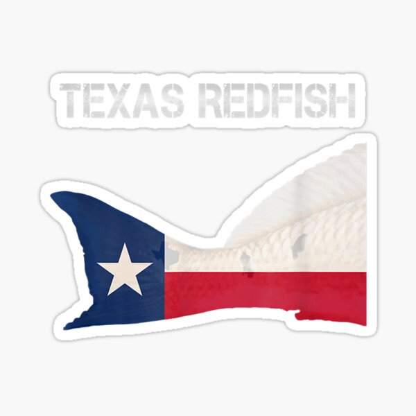 Texas Redfish Stickers | Redbubble