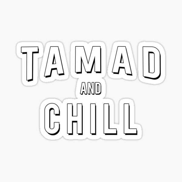 "Tamad and Chill Funny Filipino" Sticker for Sale by FilipinoMerch ...