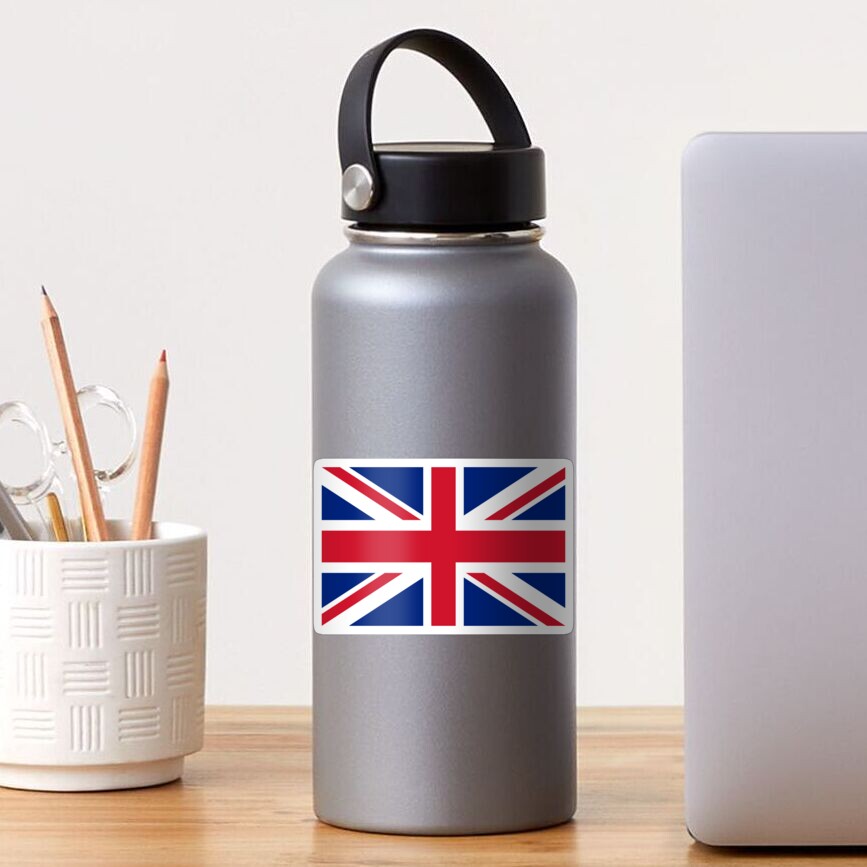 "Flag of UK" Sticker for Sale by Alma-Studio | Redbubble
