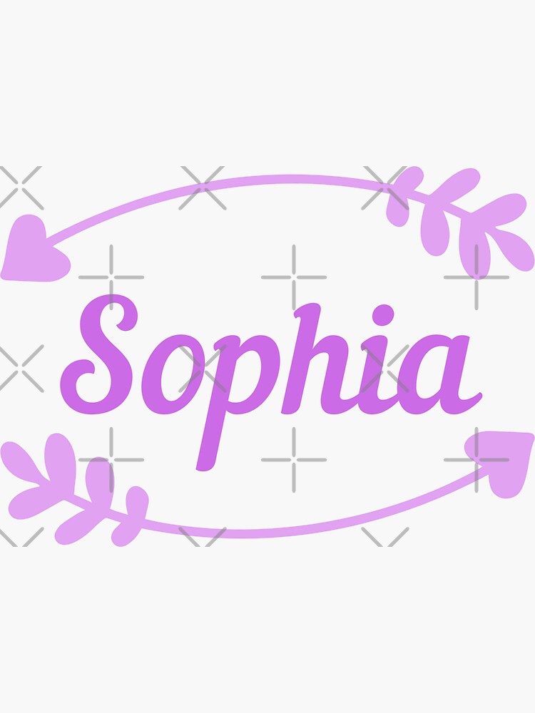"Sophia little girl " Sticker for Sale by cute105 | Redbubble