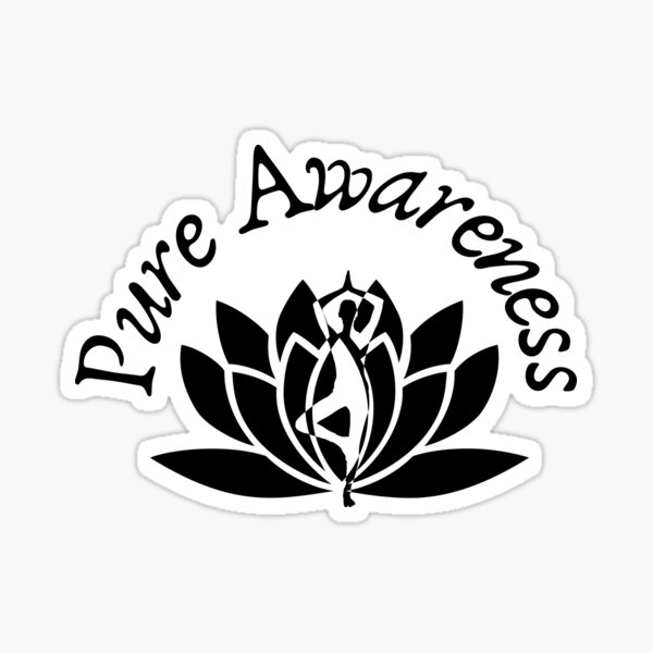 "Pure awareness spiritual design" Sticker by Soulsjoyce | Redbubble