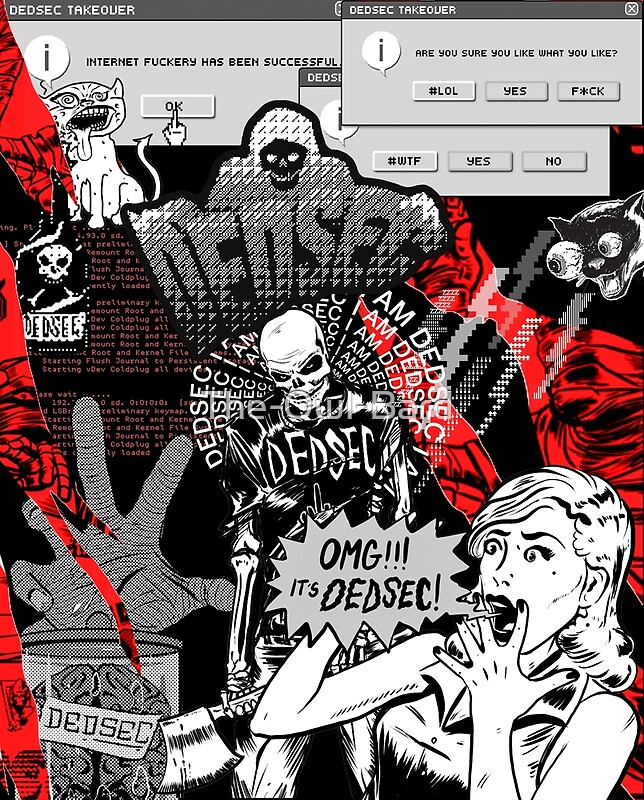 "Dedsec Design #1" by The-Owl-Bard | Redbubble
