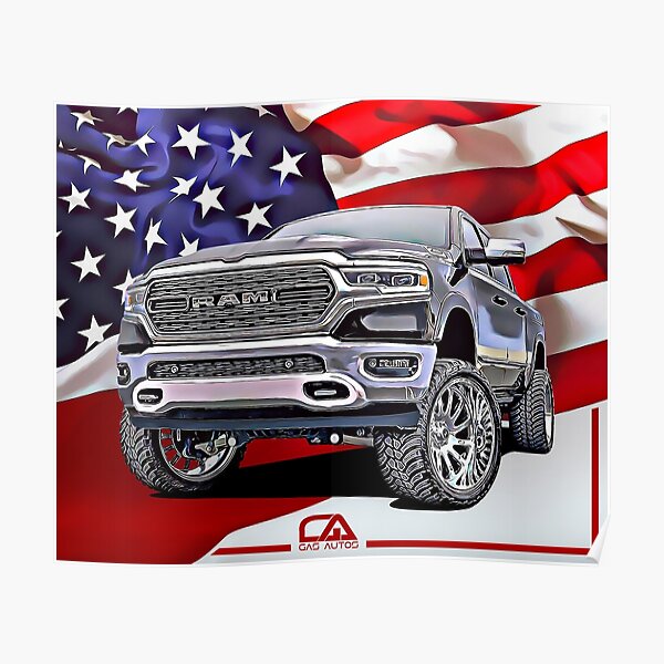 Dodge Ram Posters | Redbubble