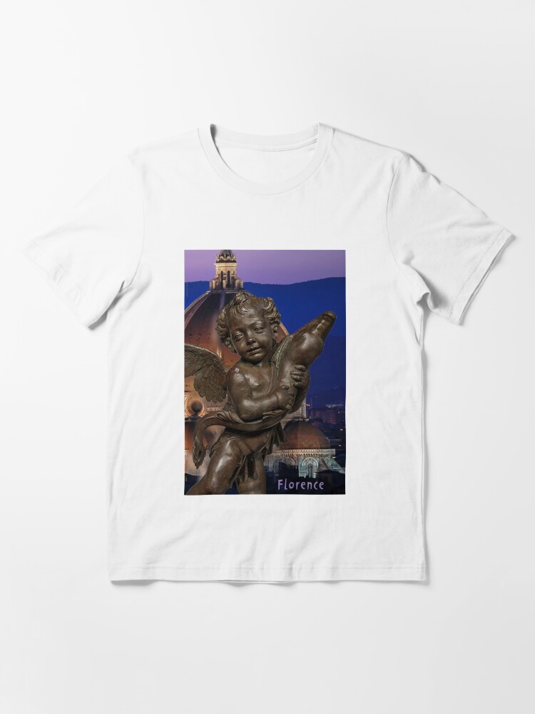 "Putto Angel and Dolphin by Verrocchio and Florence (by ACCI)" T-shirt for Sale by ...