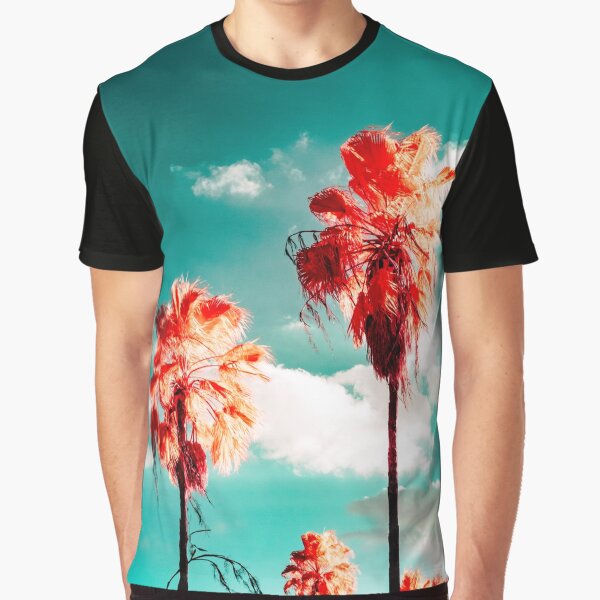 "Orange Palms in Infared" Graphic T-Shirt for Sale by ArtByPino | Redbubble