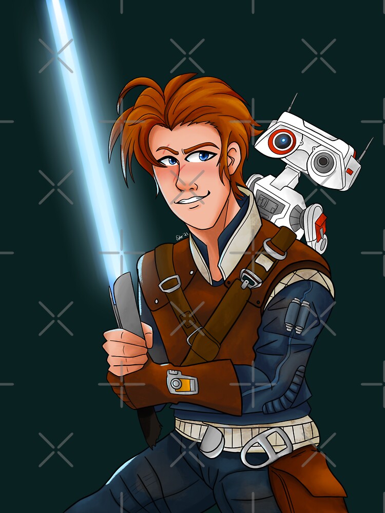 "Cal Kestis and BD-1" Sticker by EdoSora | Redbubble