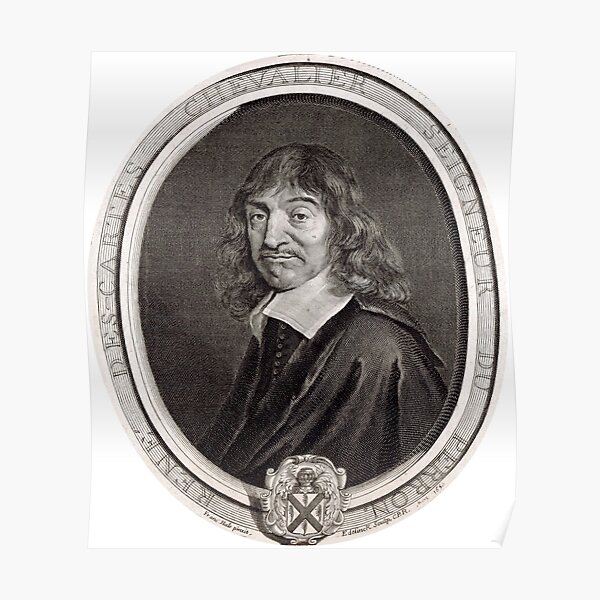 "René Descartes" Poster by HistoryWear | Redbubble