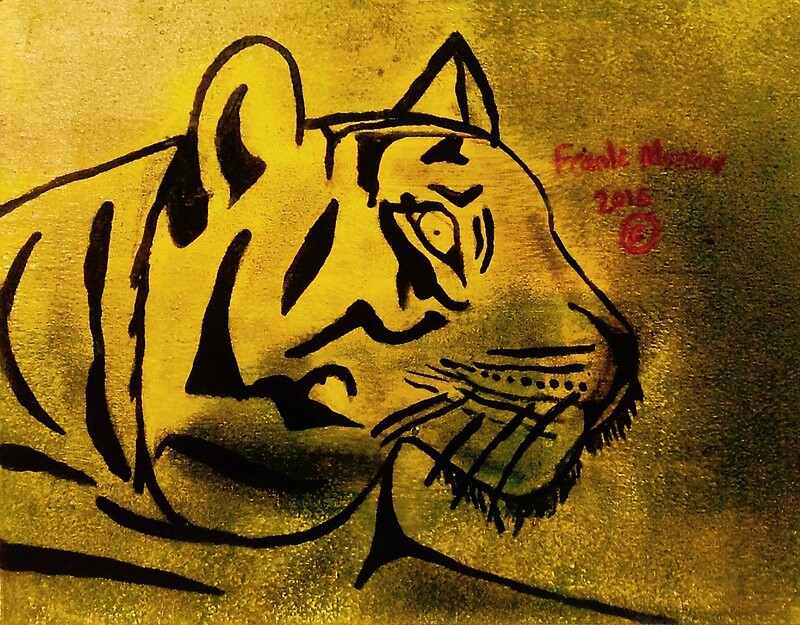 "Tiger stance on " by Frankmurray | Redbubble