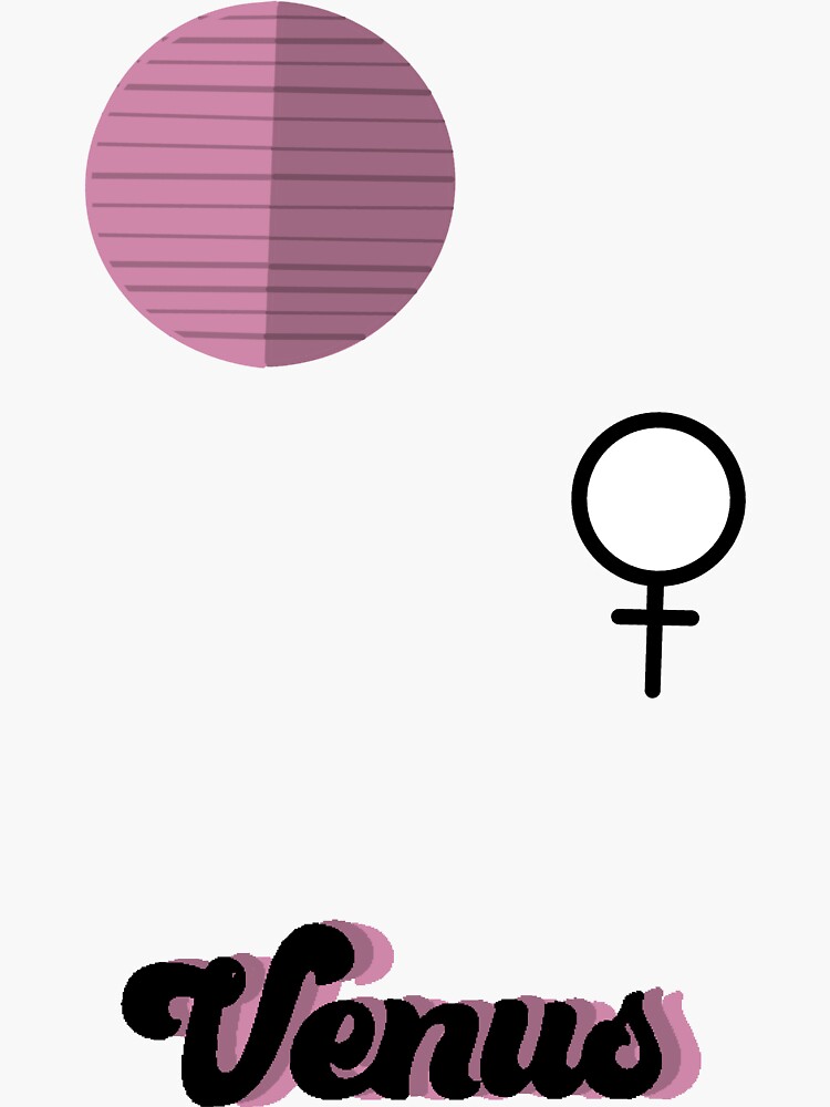 "Venus Planet Pack" Sticker for Sale by solarsquidd | Redbubble