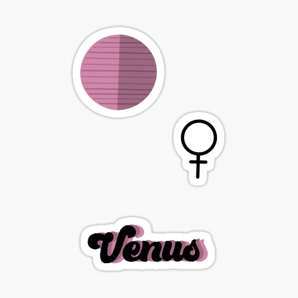 "Venus Planet Pack" Sticker for Sale by solarsquidd | Redbubble