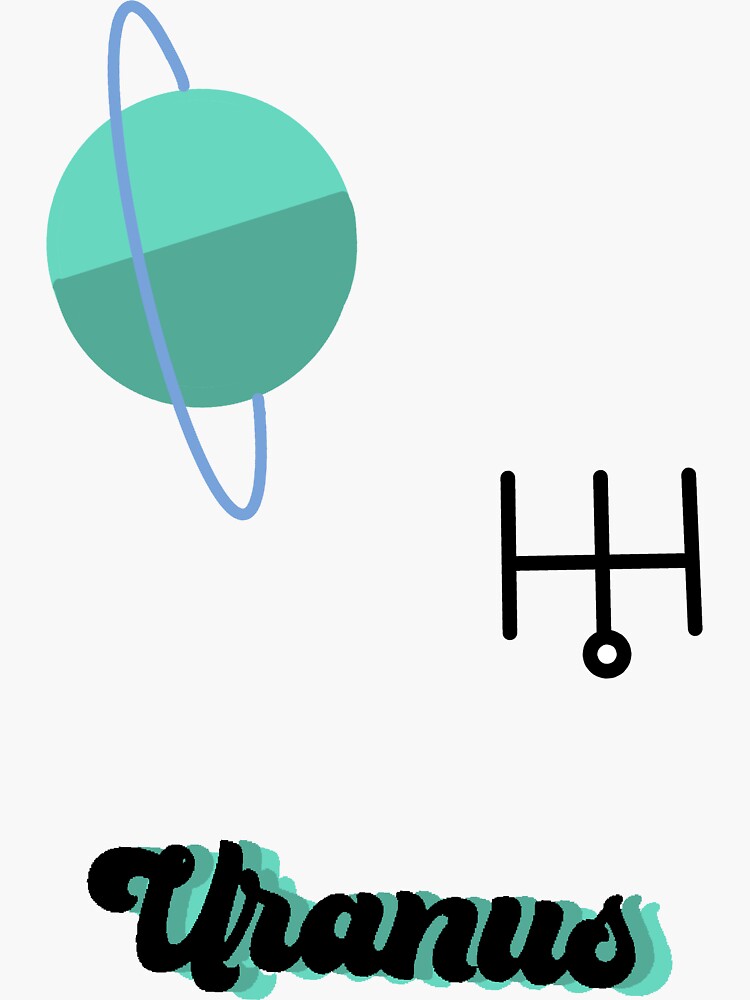 "Uranus Planet Pack" Sticker for Sale by solarsquidd | Redbubble